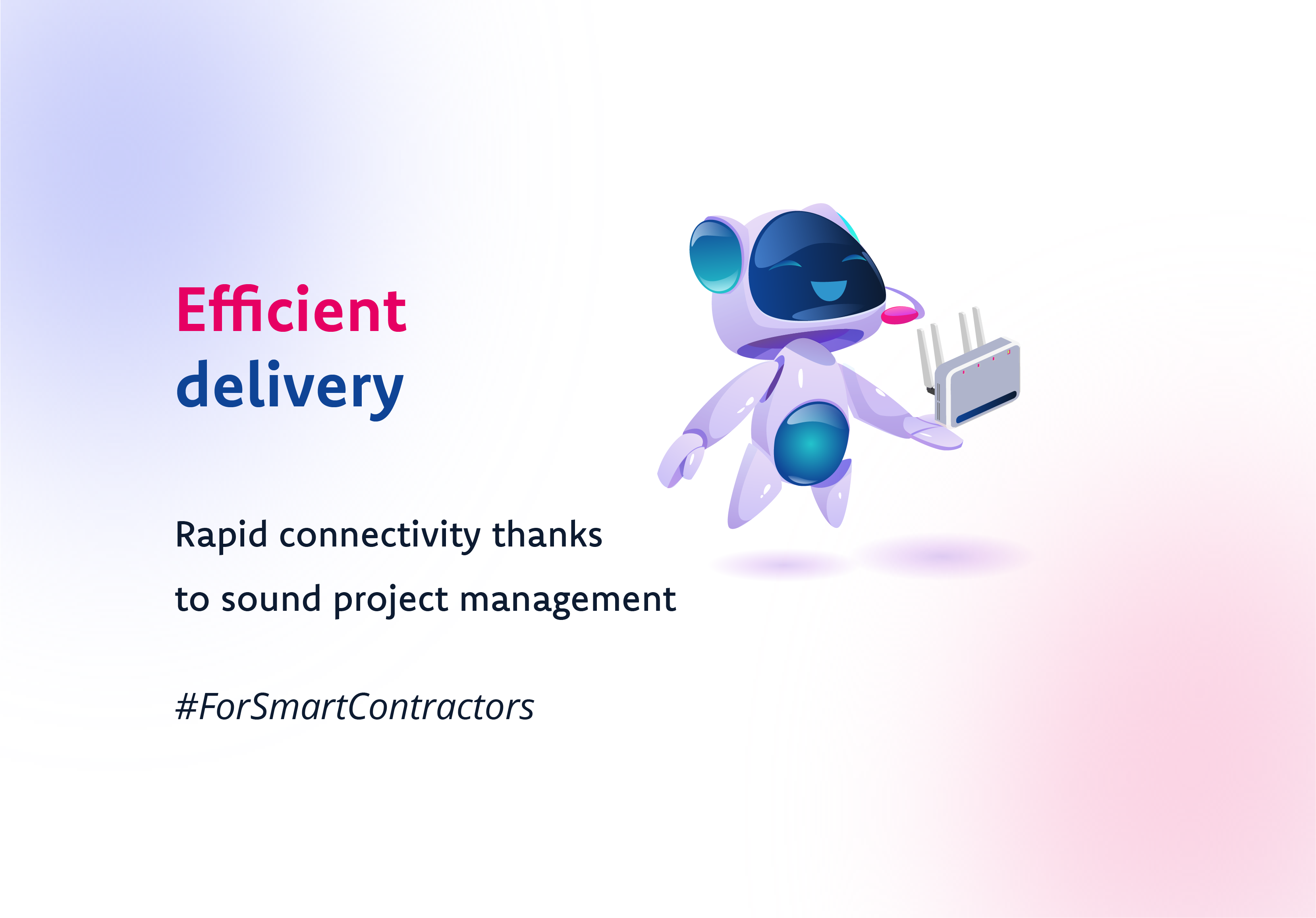 Efficient delivery of fiber optic deployment